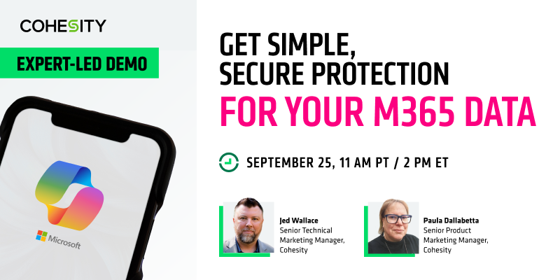 M365 Backup and Recovery Demo | Cohesity