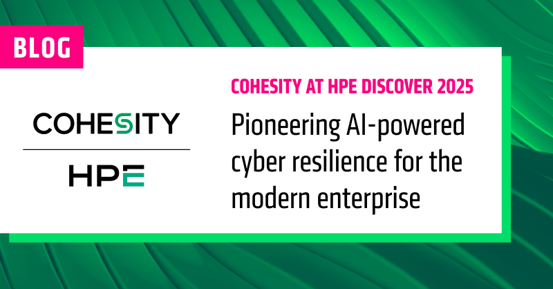HPE | Cohesity