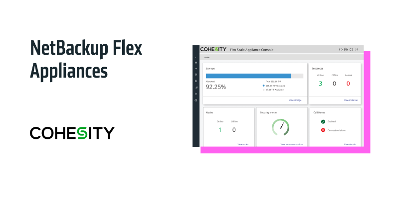 NetBackup Flex Scale | Cohesity