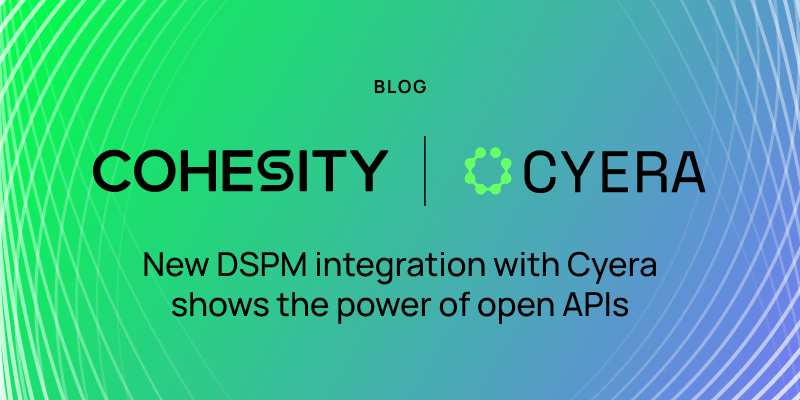 New DSPM integration with Cyera shows the power of open APIs