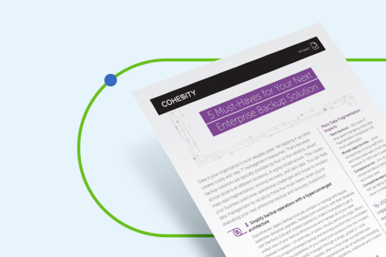 What is Backup and Recovery? | Learn Data Backup Solutions | Cohesity
