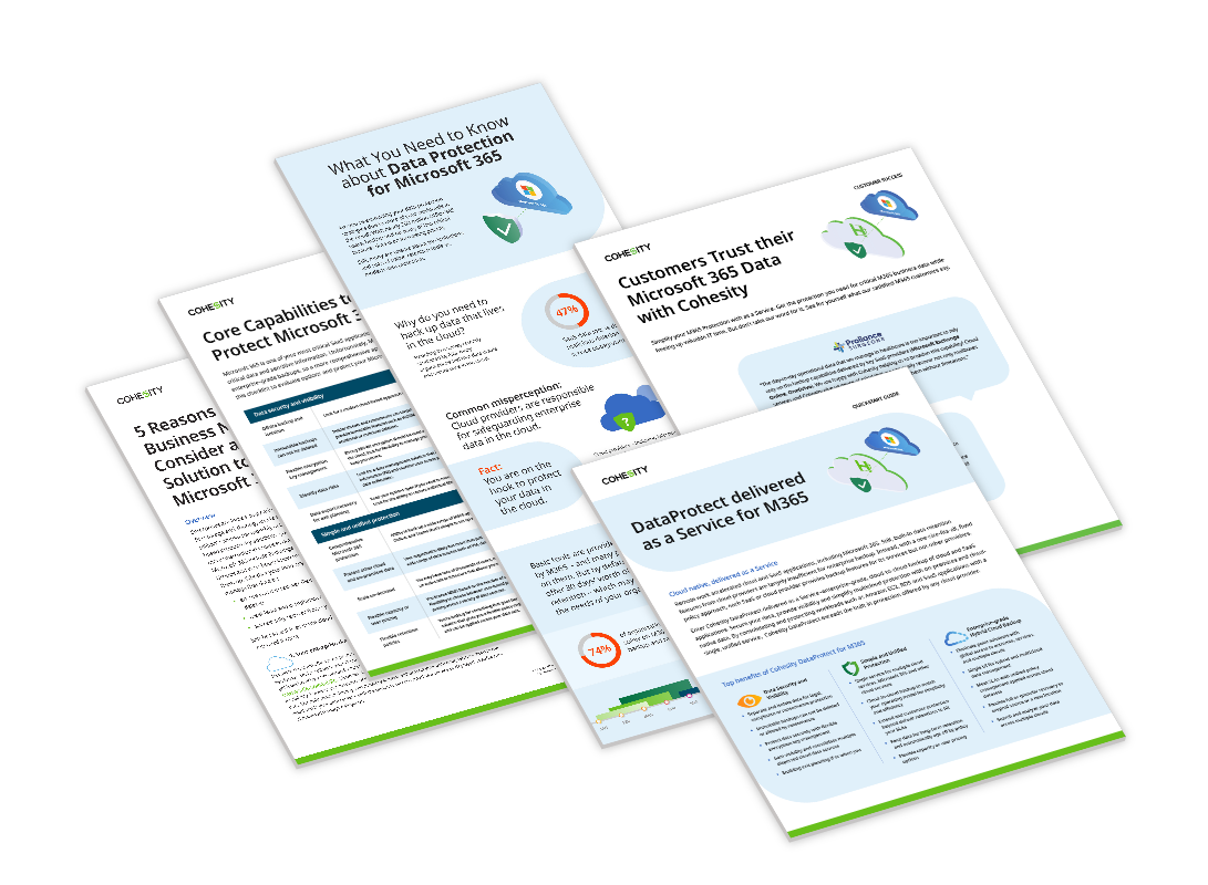 Get Your Microsoft 365 Data Protection Pack | Cohesity