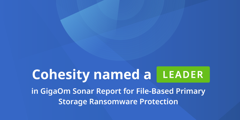 GigaOm Sonar for File-Based Primary Storage Ransomware Protection GigaOm Sonar for File-Based Primary Storage Ransomware Protection