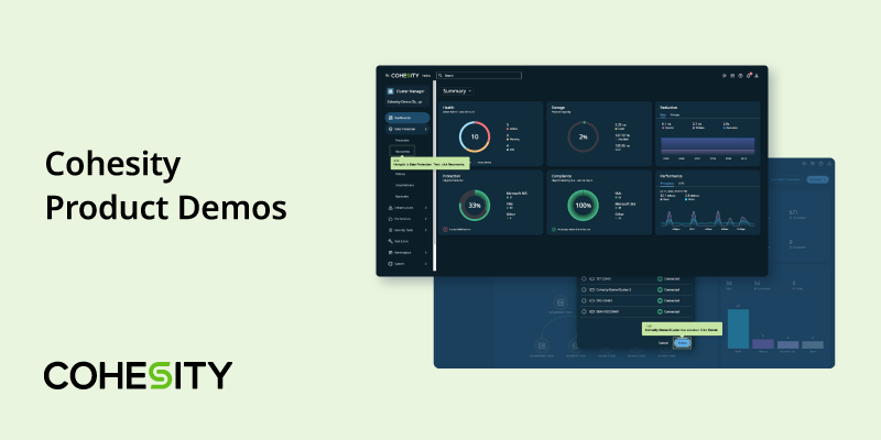 Cohesity製品デモ | Cohesity