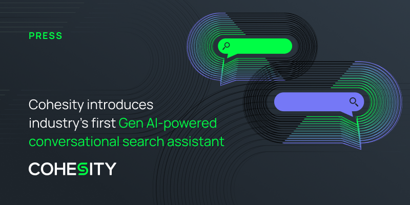 Cohesity Introduces the Industry’s First Generative AI-powered ... Cohesity Introduces the Industry’s First Generative AI-powered ...