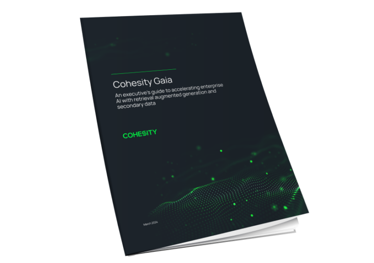 Only Cohesity brings data security and data management together in one ...