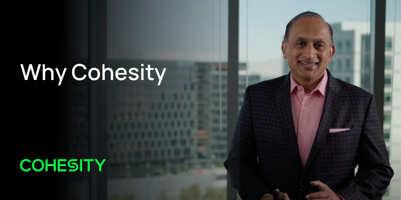 Only Cohesity brings data security and data management together in one ...