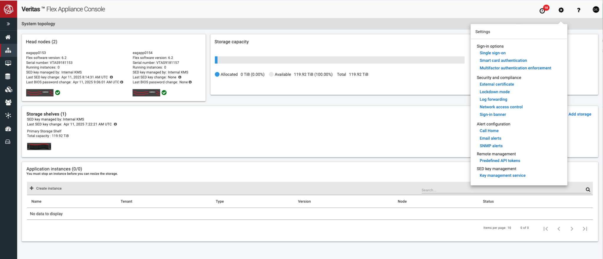 NetBackup Flex Appliance 6.0 | Cohesity