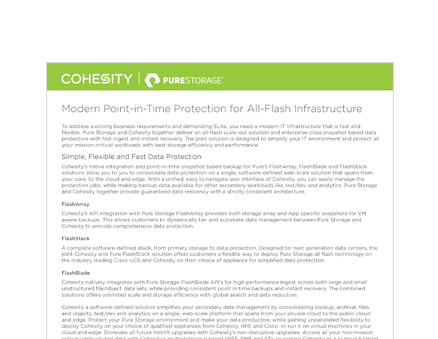 Resources Archive | Cohesity